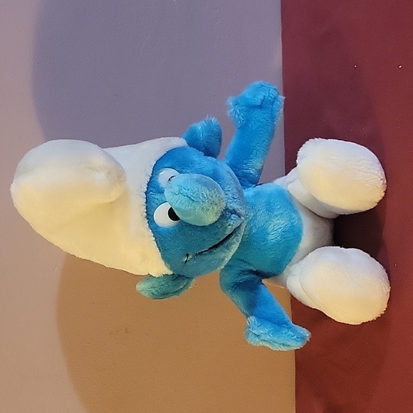 Wallace Berrie & Co | Toys | Vintage 979 Smurf 1 Plush Smurf Toy ...